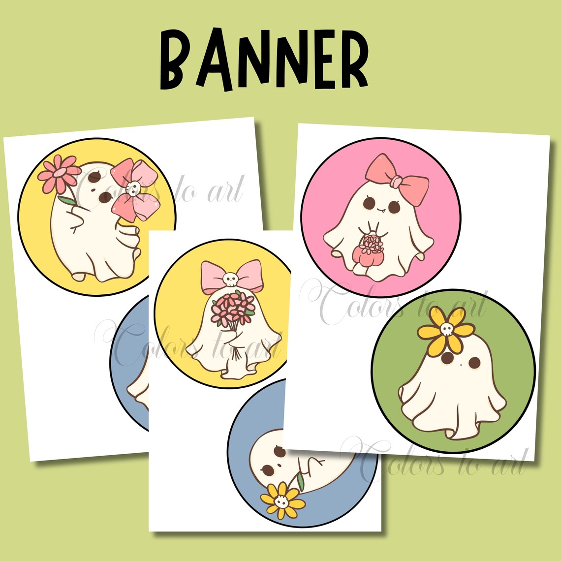 Halloween Ghost Bulletin Board Kit Classroom Decor October Bulletin ...