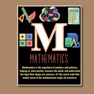 STEAM Science Technology Engineering Art Math Classroom Wall Art ...