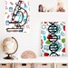 Science Wall Prints Classroom Wall Art Nursery Decor Set of - Etsy