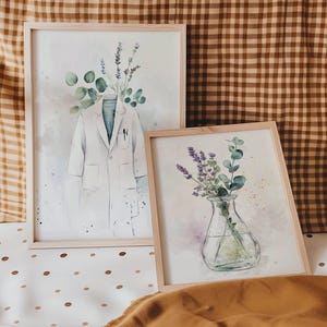 Science Wall Prints Science Posters Boho Watercolor Prints Science ...