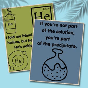 Science Posters Science Classroom Decor Science Puns Biology Poster ...
