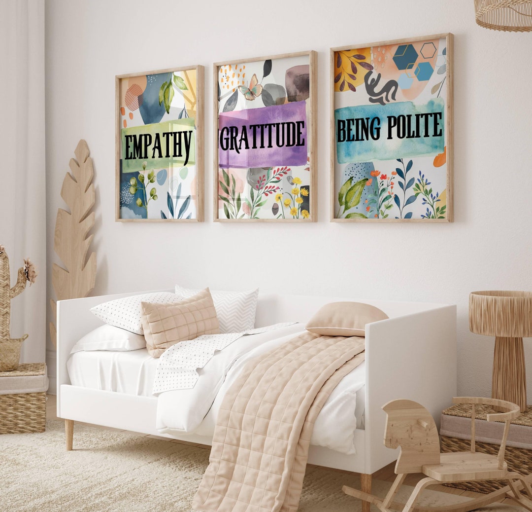 Set of 3 Positive Posters Classroom Decor Digital Download Daily ...