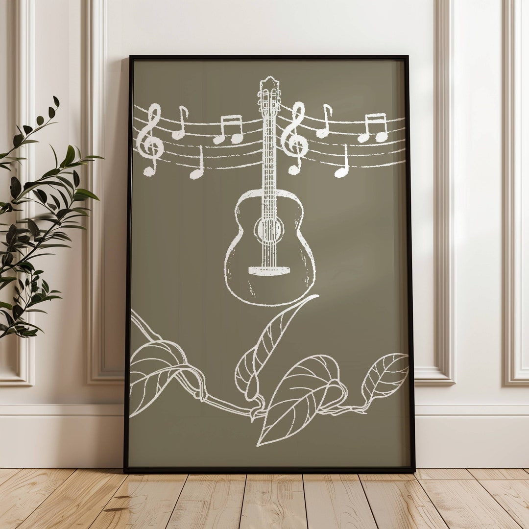 Music Wall Art Instant Download Music Classroom Decor Music Note Poster ...