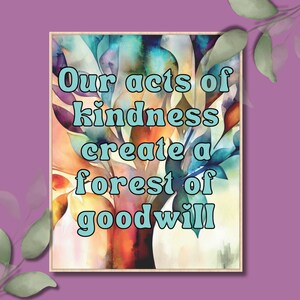 Motivational Kindness Prints, Bulletin Board Ideas, World Kindness Day ...