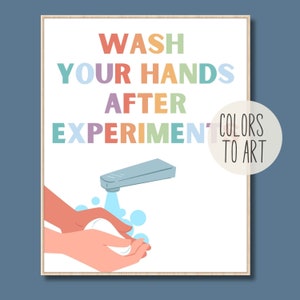 Science Lab Safety Rules Science Class Posters Science Lab Decor ...