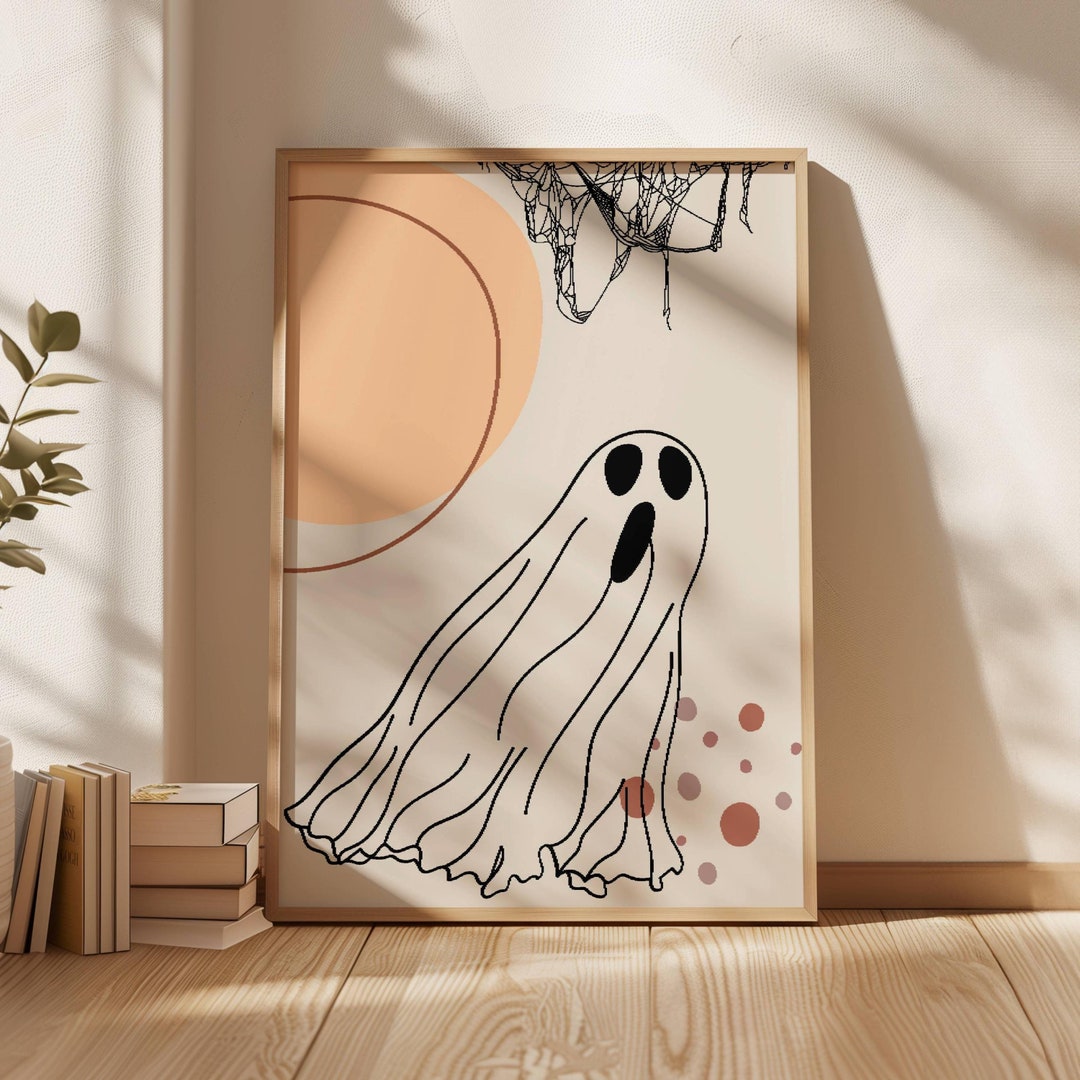 Boho Halloween Nursery Print Holidays Children Playroom Decor ...