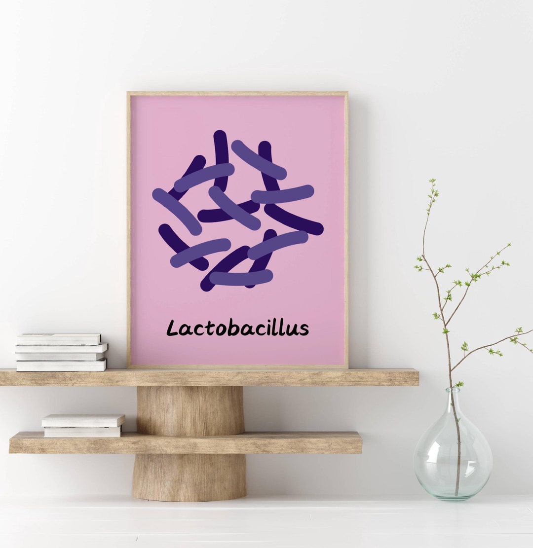 Dental Practice Bacteria Collection Wall Arts Microbiology Poster ...