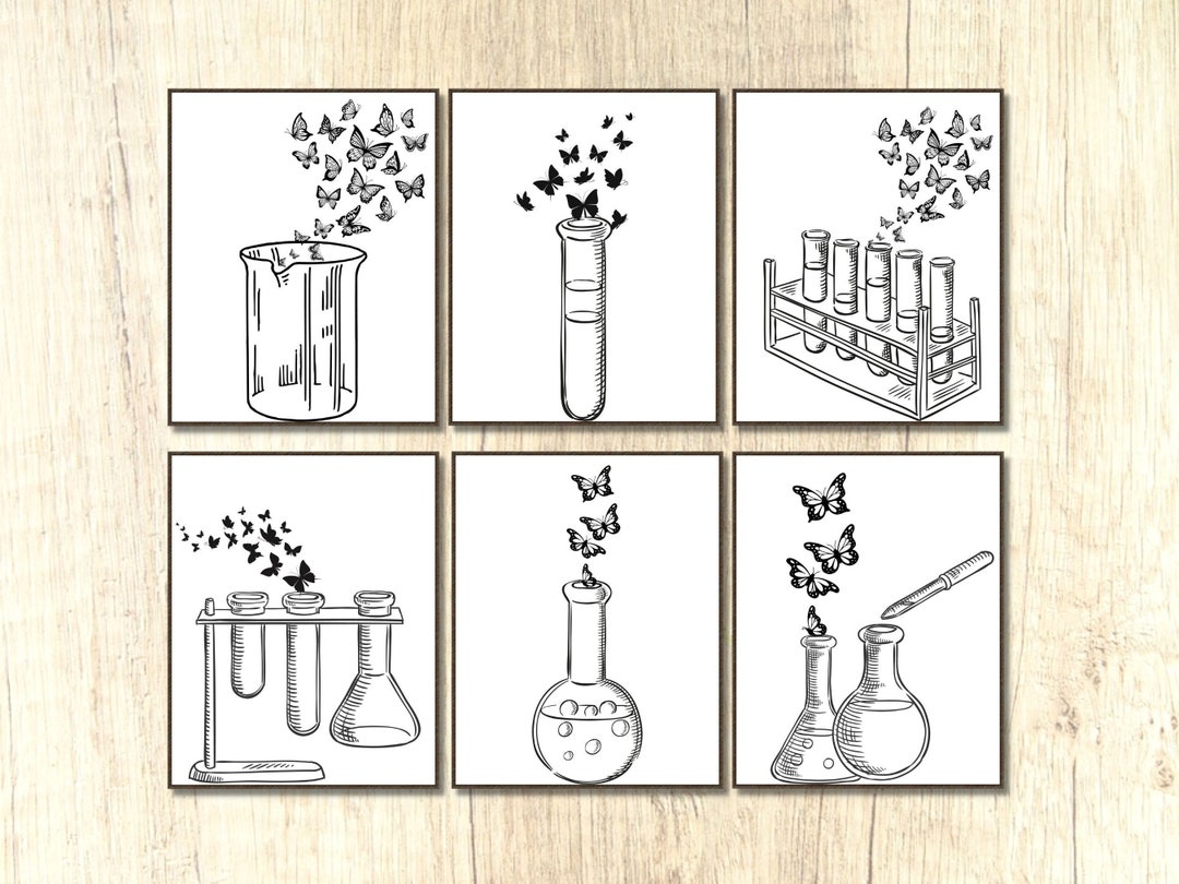 Science CLASSROOM Decorations, Science Class Gallery Wall Set ...