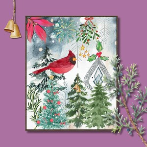 Christmas Gallery Wall Set of 6 Winter Gallery Print Christmas Prints ...