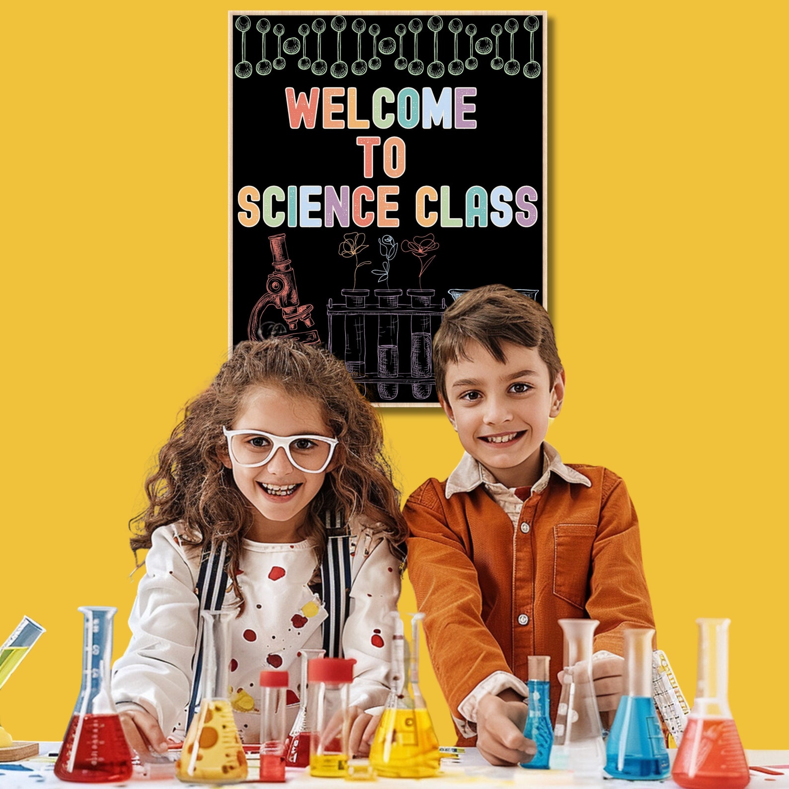 Science Classroom Poster Welcome to Science Class Back to School ...