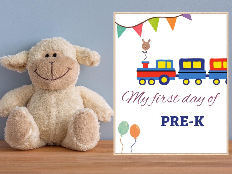 My First Day of Pre-k Sign Printable First Day Sign Pre - Etsy