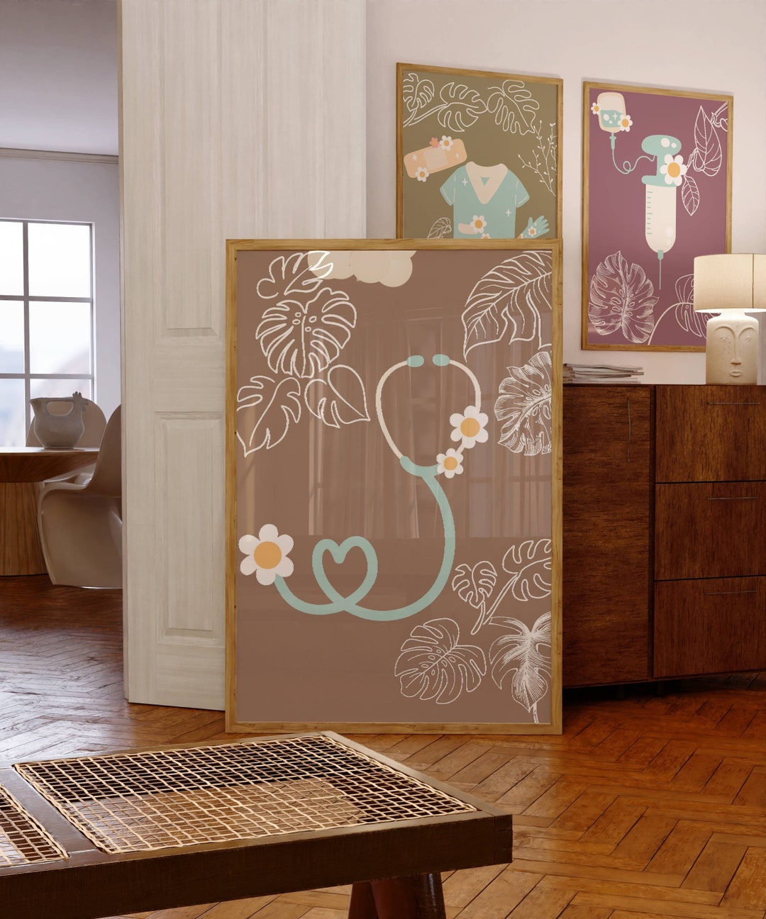 Nurse Office Decor Set of 3 Gift for Nurse Nurse Wall Art Digital ...