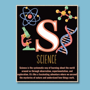 STEAM Science Technology Engineering Art Math Classroom Wall Art ...
