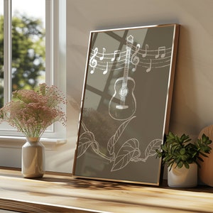 Music Wall Art Instant Download Music Classroom Decor Music Note Poster ...