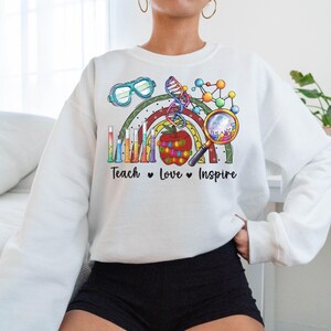 Science Teacher Christmas Shirt Png, Science Teacher Sublimation Png ...