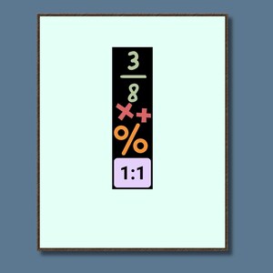 Arithmetic Posters Math Poster Math Class Gallery Wall Math Bulletin ...