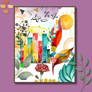 Math Decor Math Class Gallery Wall Math Art High School Middle School ...