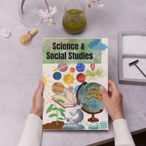 Science Subject Binder Cover Printable Back to School Social Studies ...