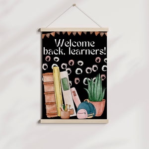 Welcome Back to School Sign Printable INSTANT DIGITAL DOWNLOAD ...