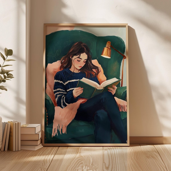 Reading Poster - Etsy UK
