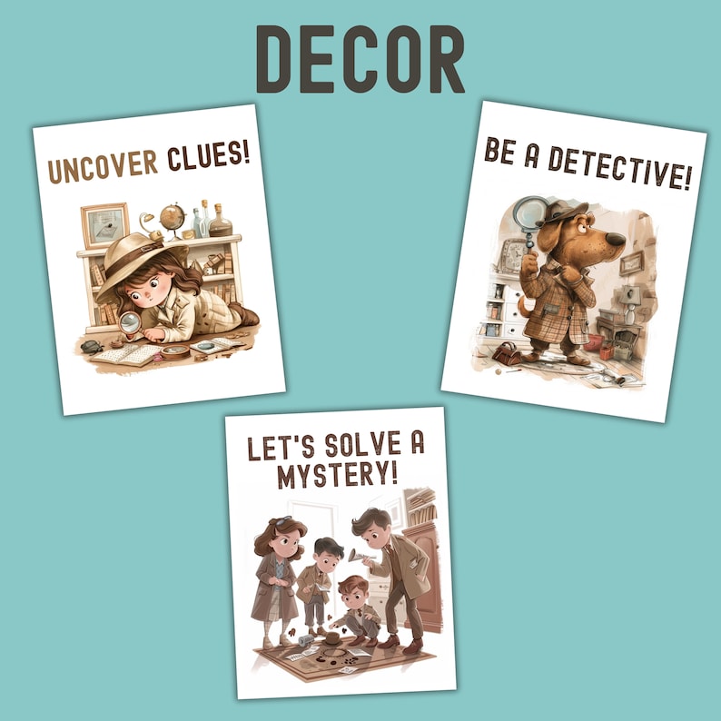 Math Mysteries Bulletin Board Kit Math Class Decor Classroom Decor Back ...