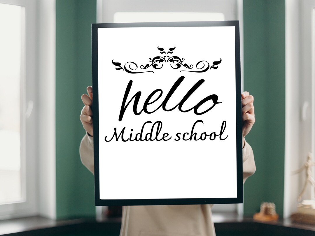 Printable Next Stop Middle School, 5th Grade, 6th Grade, Junior High ...