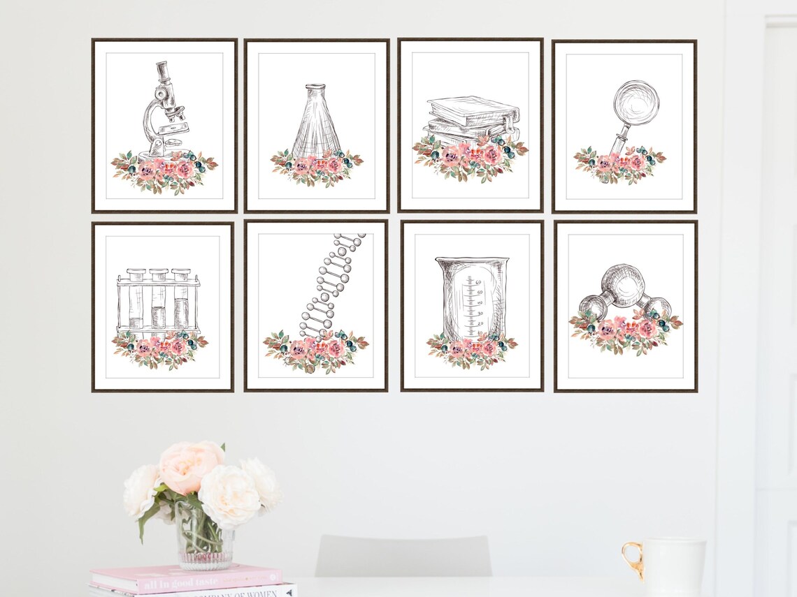Science Class Gallery Wall Classroom Decor High School - Etsy