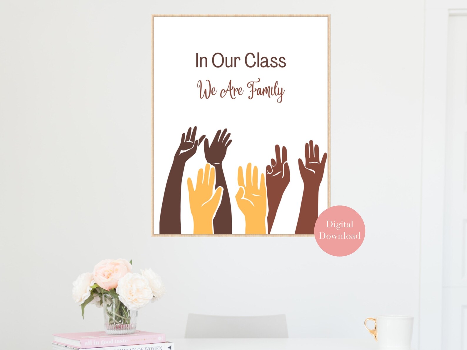 In Our Class We Are Family Classroom Print Printable Art - Etsy