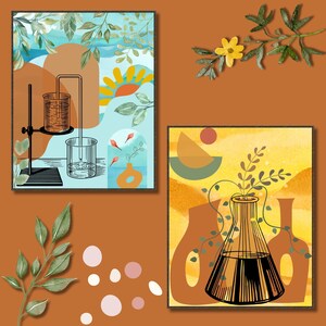 Science Biology Poster Set of 16 Classroom Decor Biology Wall Art ...
