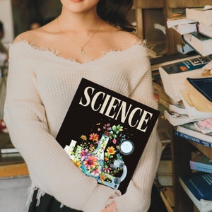 Personalized Printable Science Notebook Cover Science Binder Cover ...