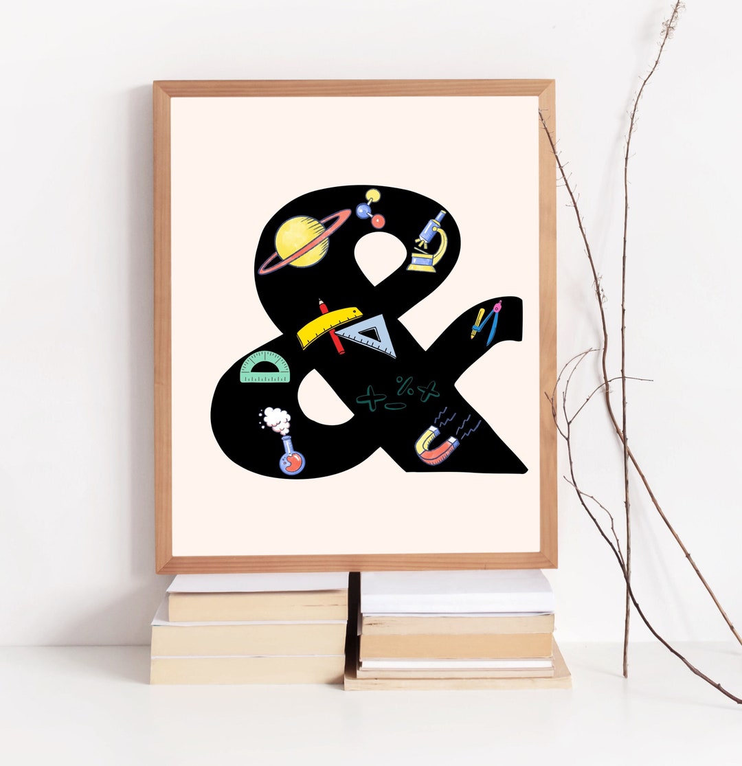 And Sign, & Sign, Middle School Sign, Elementary School Sign, Science ...