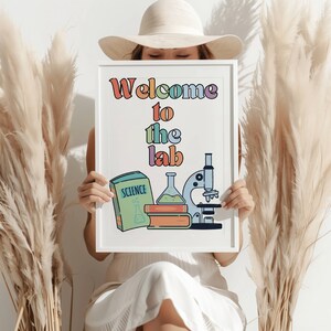 Welcome to Science Lab Sign Science Lab Decor Science Lab Poster ...