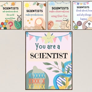 Science Class Gallery Wall, Classroom Decor, High School Middle School ...