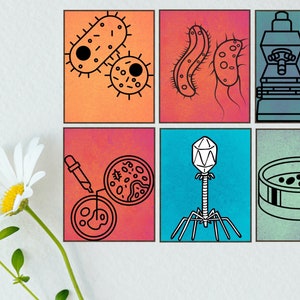 Microbiology Collection, Bacteria Art, Science, Science Art ...