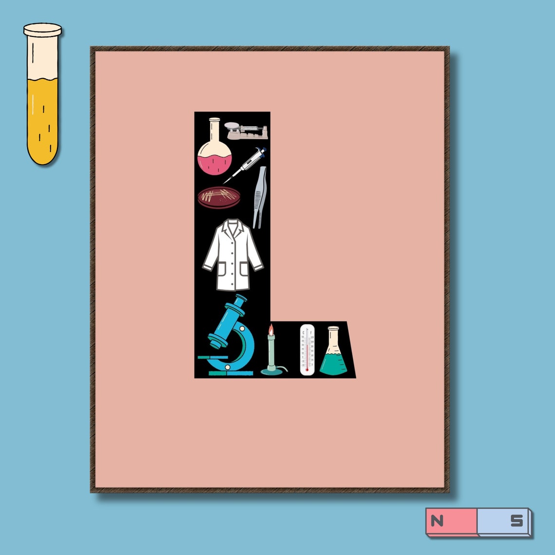 Science Lab Decor, Lab Posters Printable, Laboratory Decor, Science Lab ...