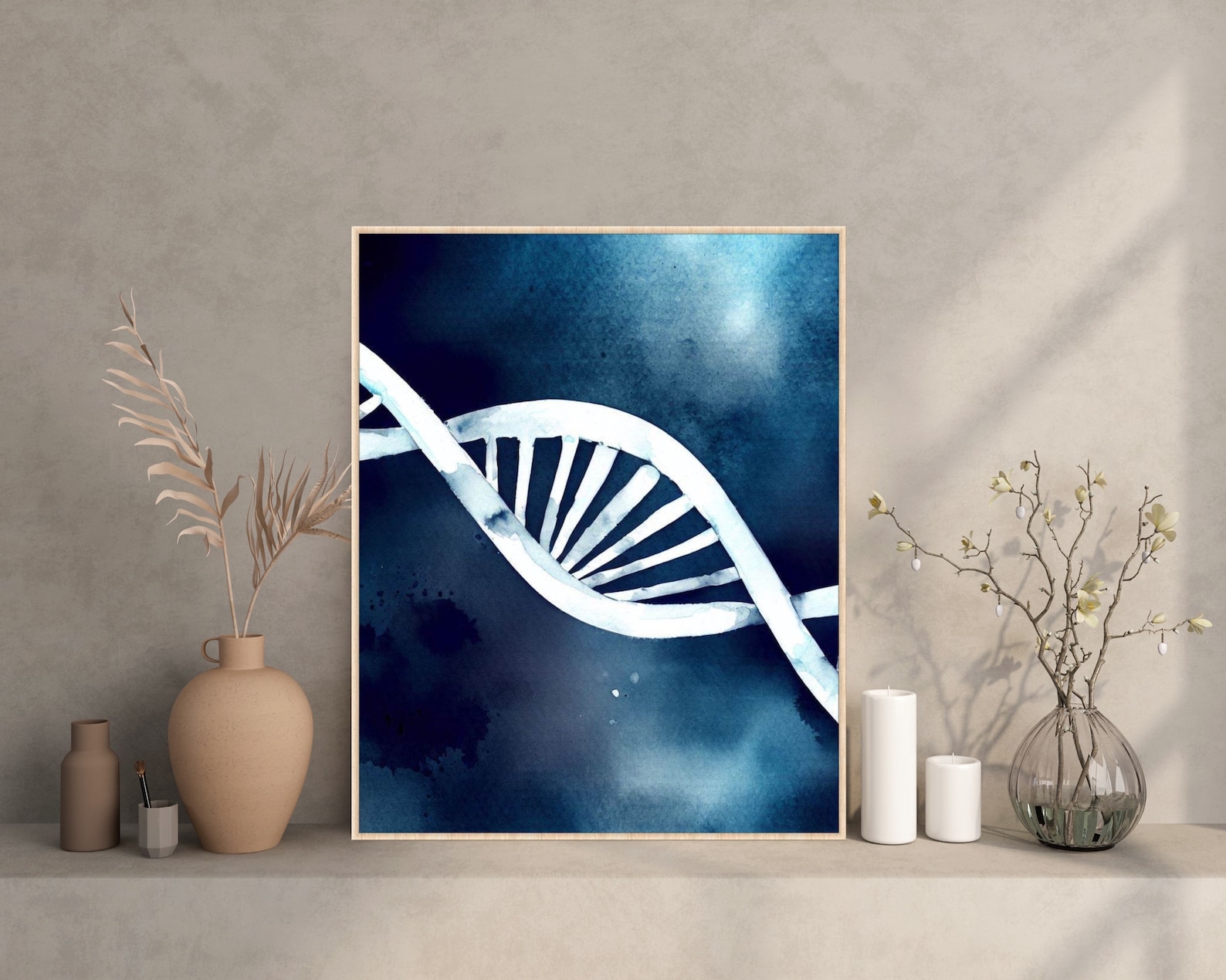 Science Wall Prints Watercolor Prints Classroom Wall Art - Etsy