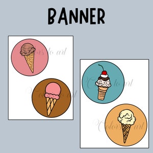 Sweet Summer Bulletin Board, Ice Cream Bulletin Board, Digital Download ...