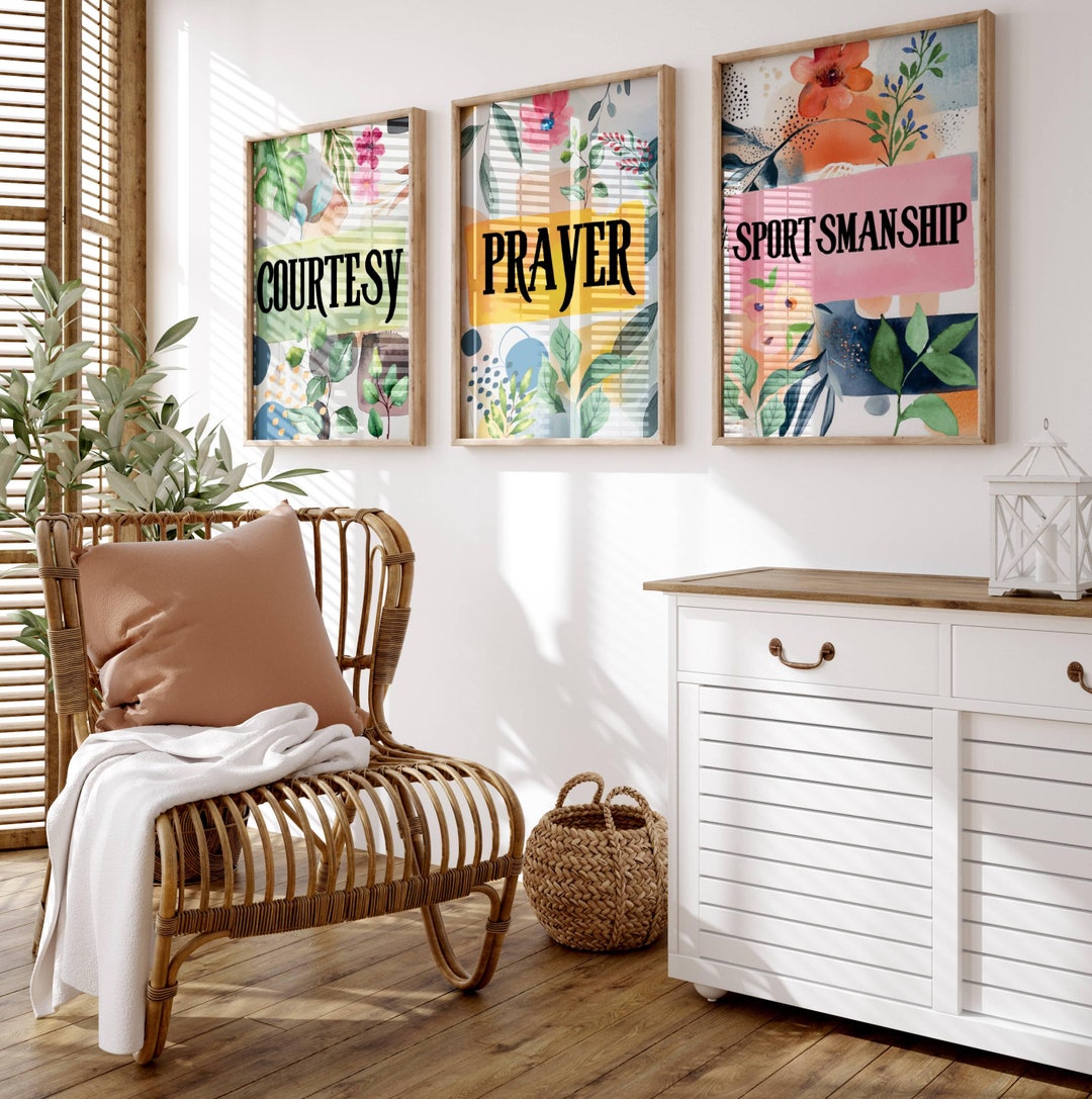 Daily Affirmations Classroom Decor Set of 3 Therapy Office Decor ...