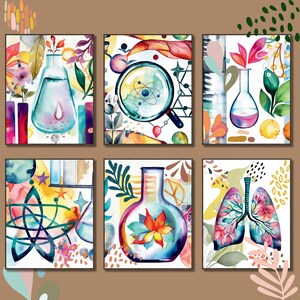 Science Posters, Science Office Room Decor, Science Campus Wall Art ...