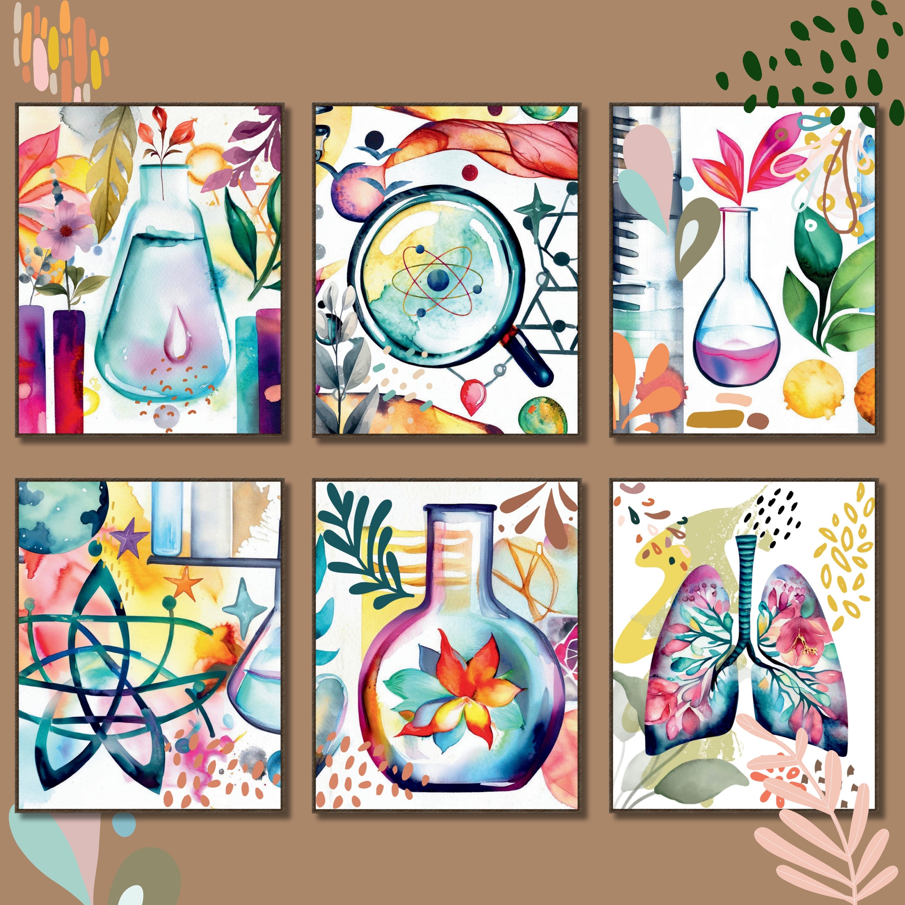 Science Posters, Science Office Room Decor, Science Campus Wall Art ...