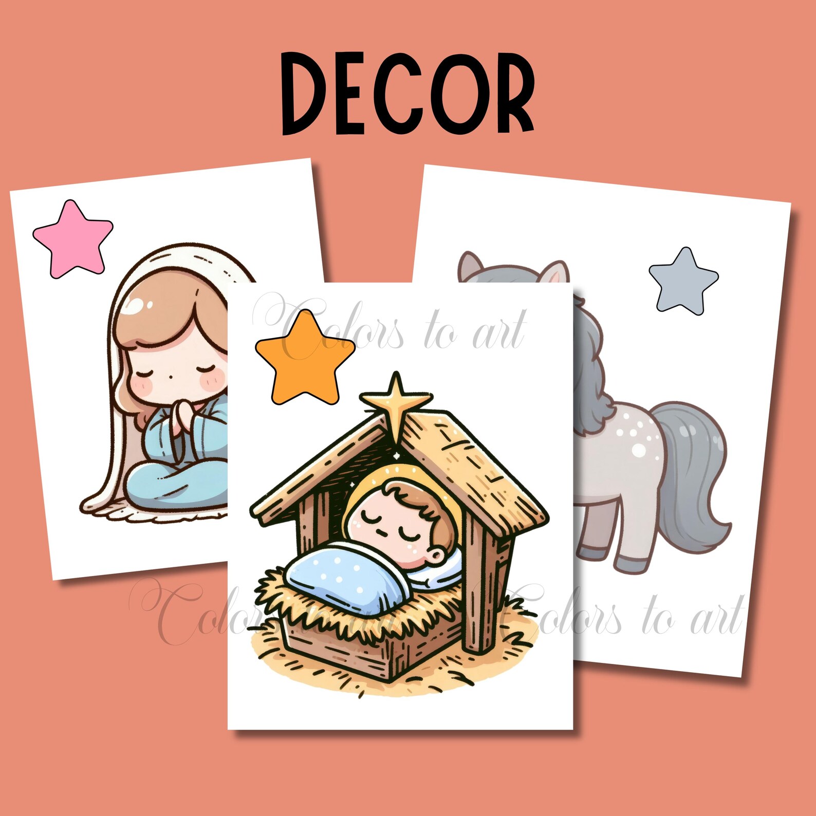 Nativity Bulletin Board Kit Christmas Bulletin Board Christian ...