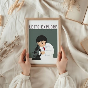 Science Classroom Decor Science Wall Art Kids Science Nursery Decor ...