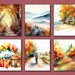 Fall Gallery Wall Prints SET of 24 Fall Printable Art Gallery Wall ...