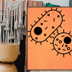 Microbiology Collection, Bacteria Art, Science, Science Art ...