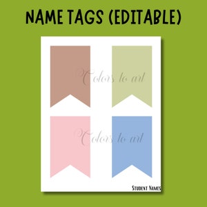 Back to School Bulletin Board Kit School Themed Trendy Classroom Decor ...