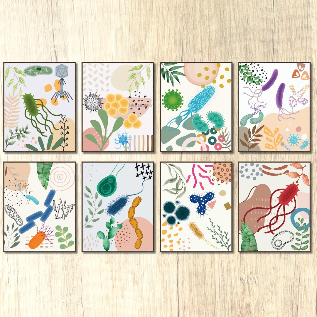 Microbiology Posters Science Posters Classroom Decor Microbiologist ...