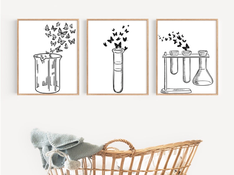 Science CLASSROOM Decorations Science Class Gallery Wall Set - Etsy