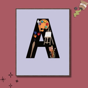 Art Class Gallery Wall, Classroom Decor, High School Middle School, Art ...