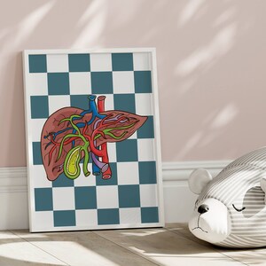 Biology Classroom Decor Human Anatomy Posters Medical Wall Pictures ...