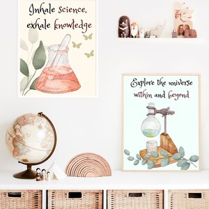 Science Gallery Wall Set, Classroom Decor, High School Middle School ...